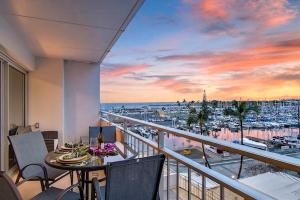New Kbm Resorts Free Car Ilikai Suites Studio Oceanview Condo! Ilk-437 - Hawaï