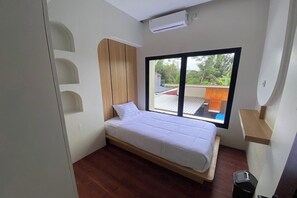 Villa, 2 quartos | Wi-fi grátis, roupa de cama fornecida 