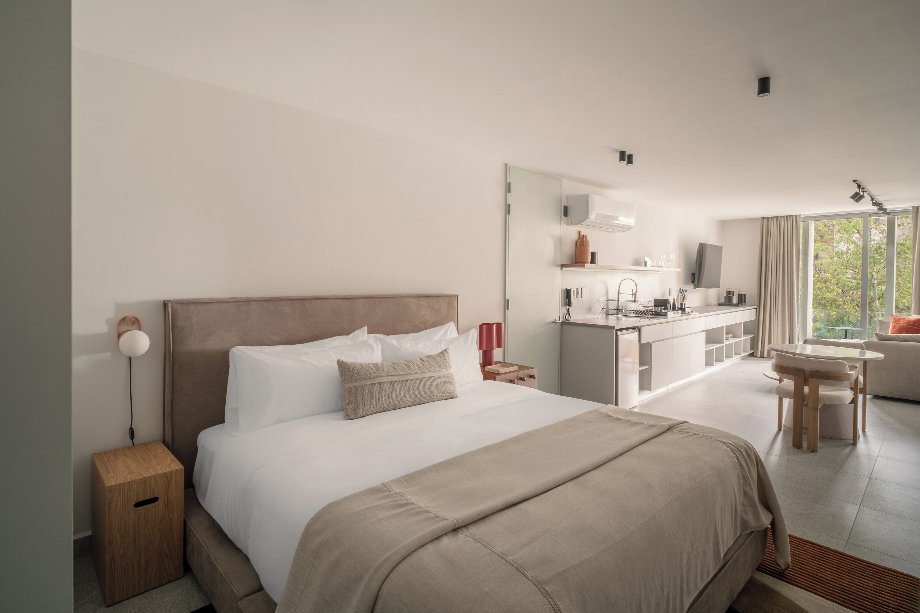 Estúdio superior, 1 cama King, sacada