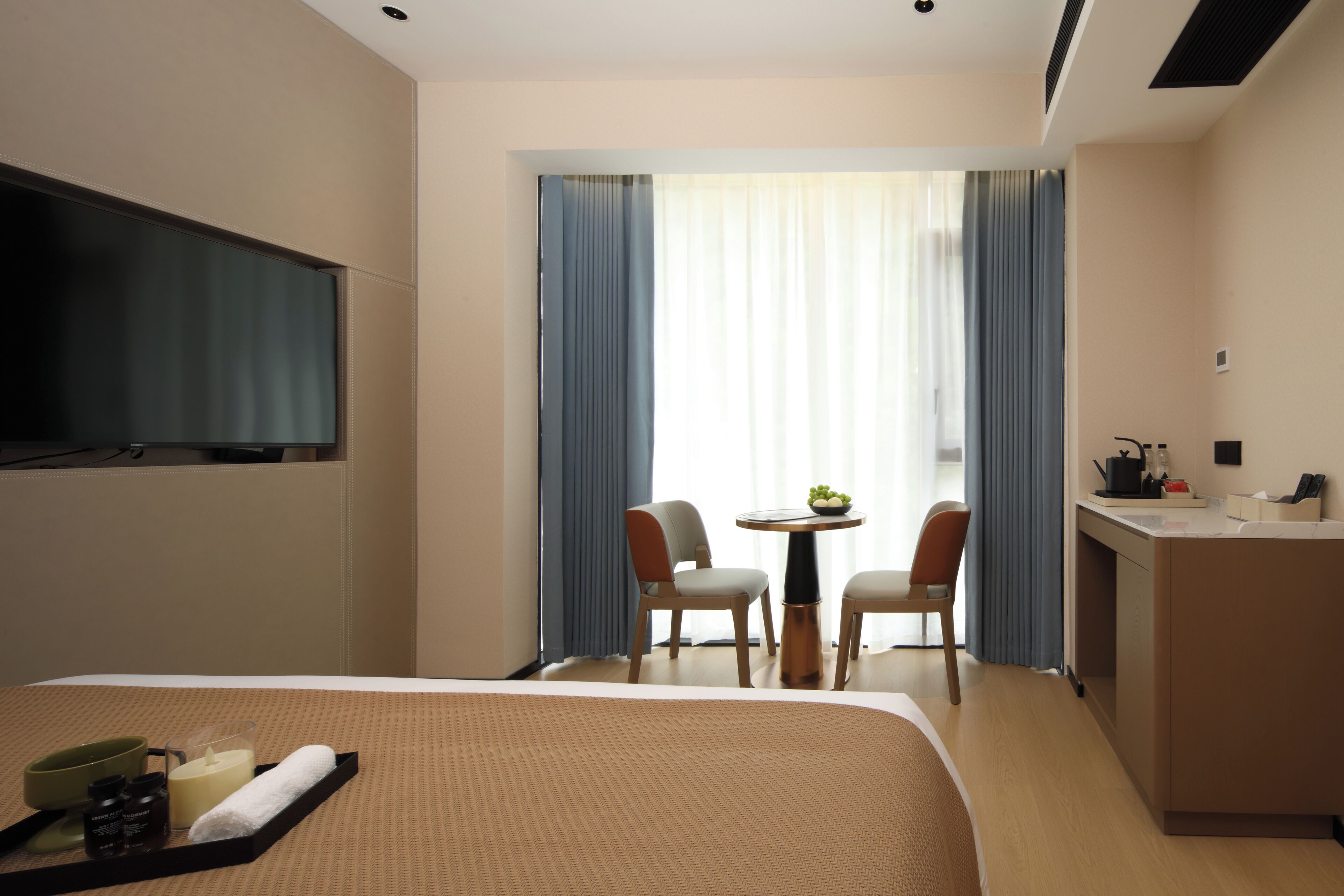 Quarto Individual Básico, 1 cama king-size, ar condicionado