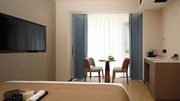 Quarto Individual Básico, 1 cama king-size, ar condicionado