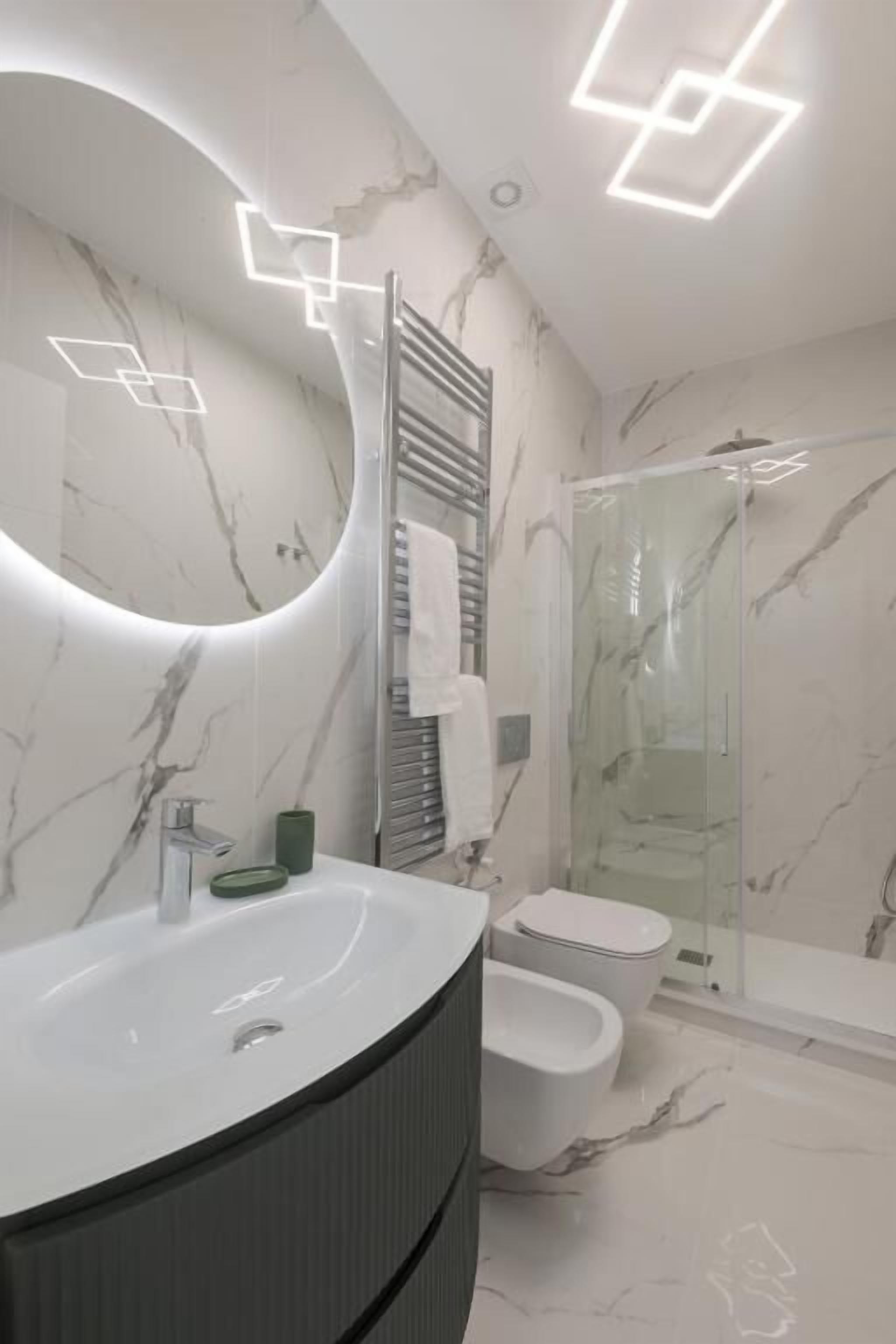 Wagner 2 (Via Castaldi 39) | Casa de banho | Artigos de higiene pessoal grátis, um secador de cabelo, chinelos 