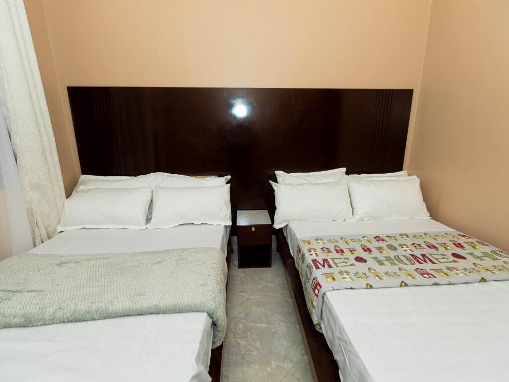 Quarto duplo standard, sacada