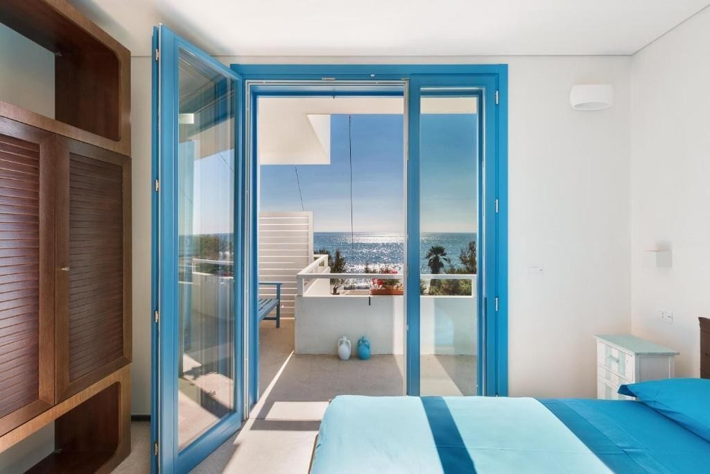 Quarto Duplo de Luxo, varanda, vista para o mar