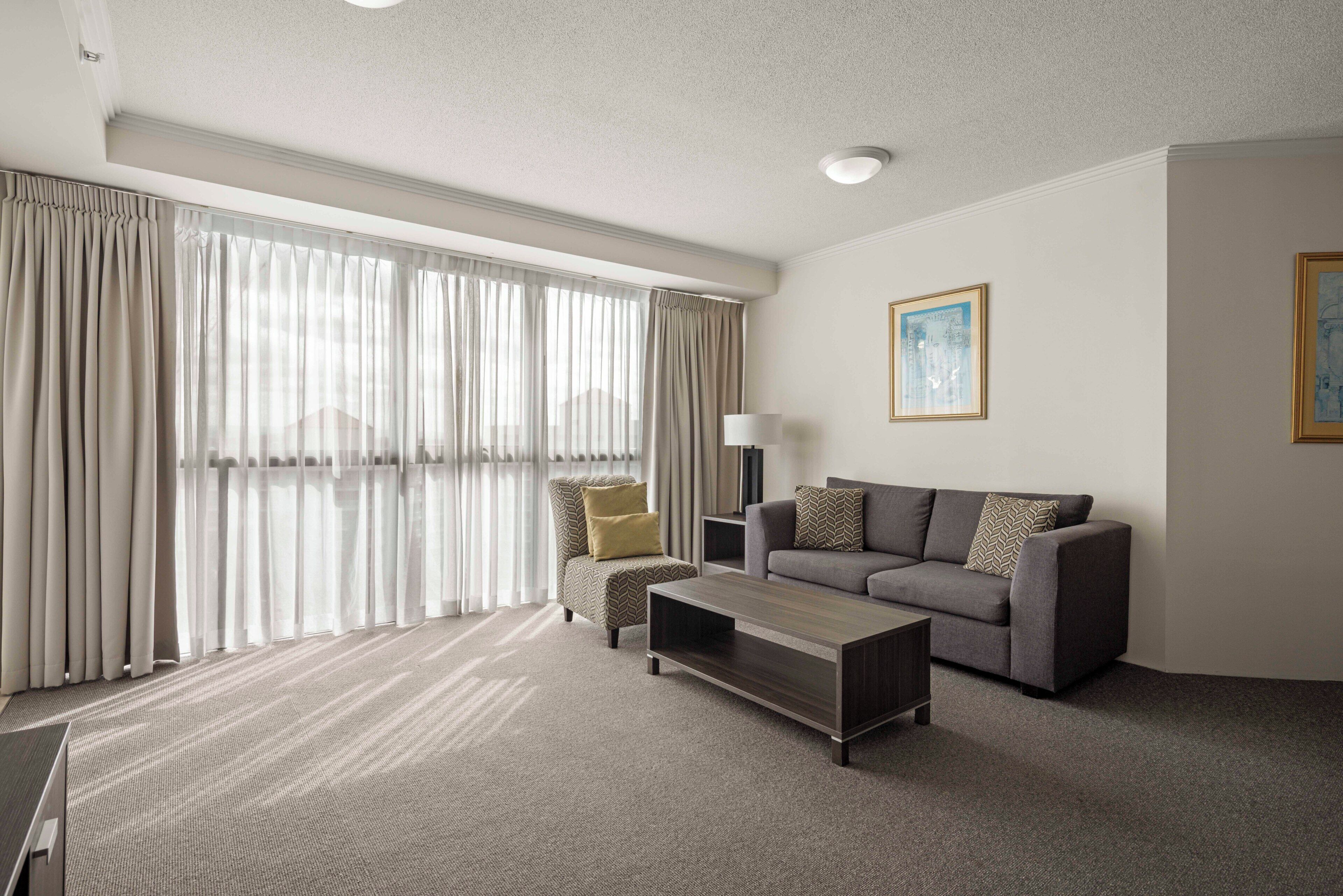 Apartamento, varanda, vista para o oceano | Sala de estar