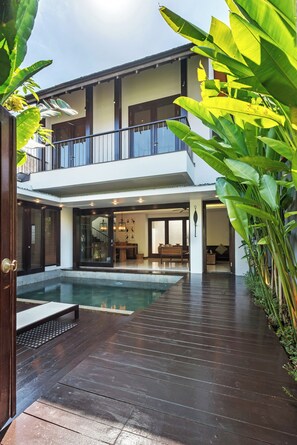 Villa Deluxe, 2 quartos, piscina privativa | Vista do quarto