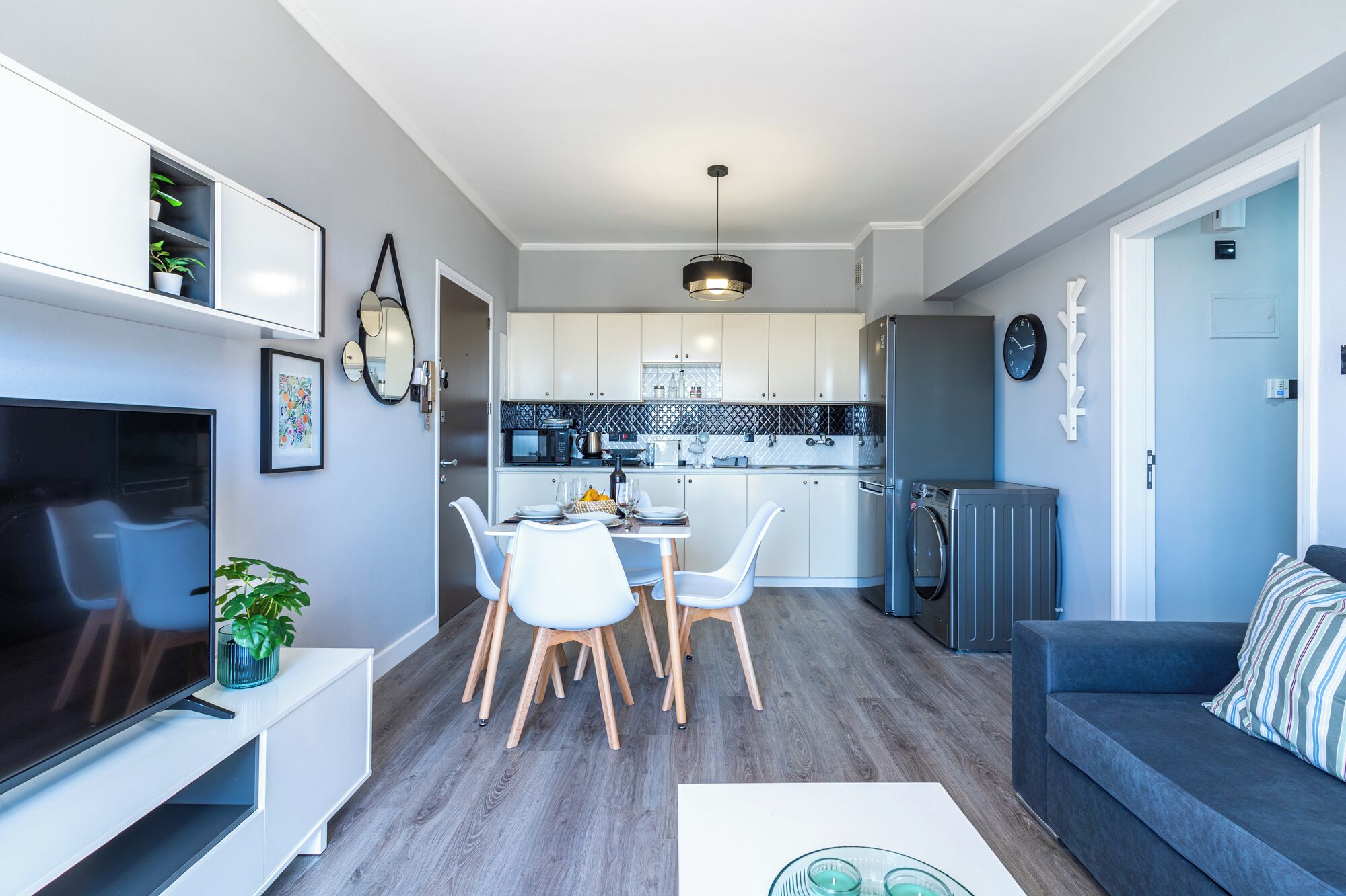 Apartamento, 2 quartos, cozinha, vista para a cidade | Área de estar | Smart TV, Netflix, serviços de streaming