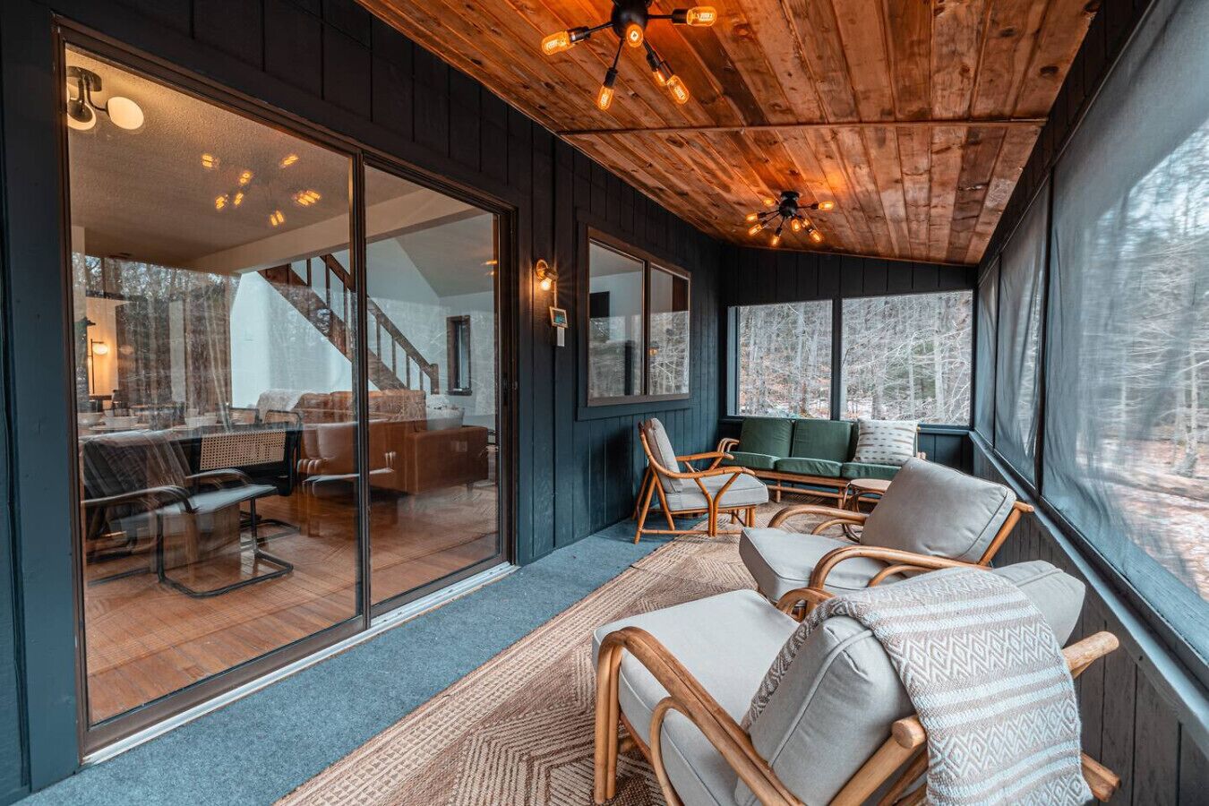 A Blind Pig | Mountainwood - Woods + Lake Stay - Waymart, PA