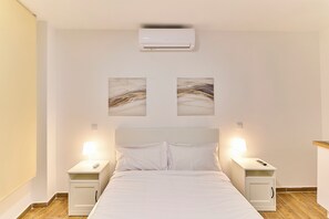Estúdio | Edredões de penas, cortinas/cortinados opacos, quartos insonorizados 