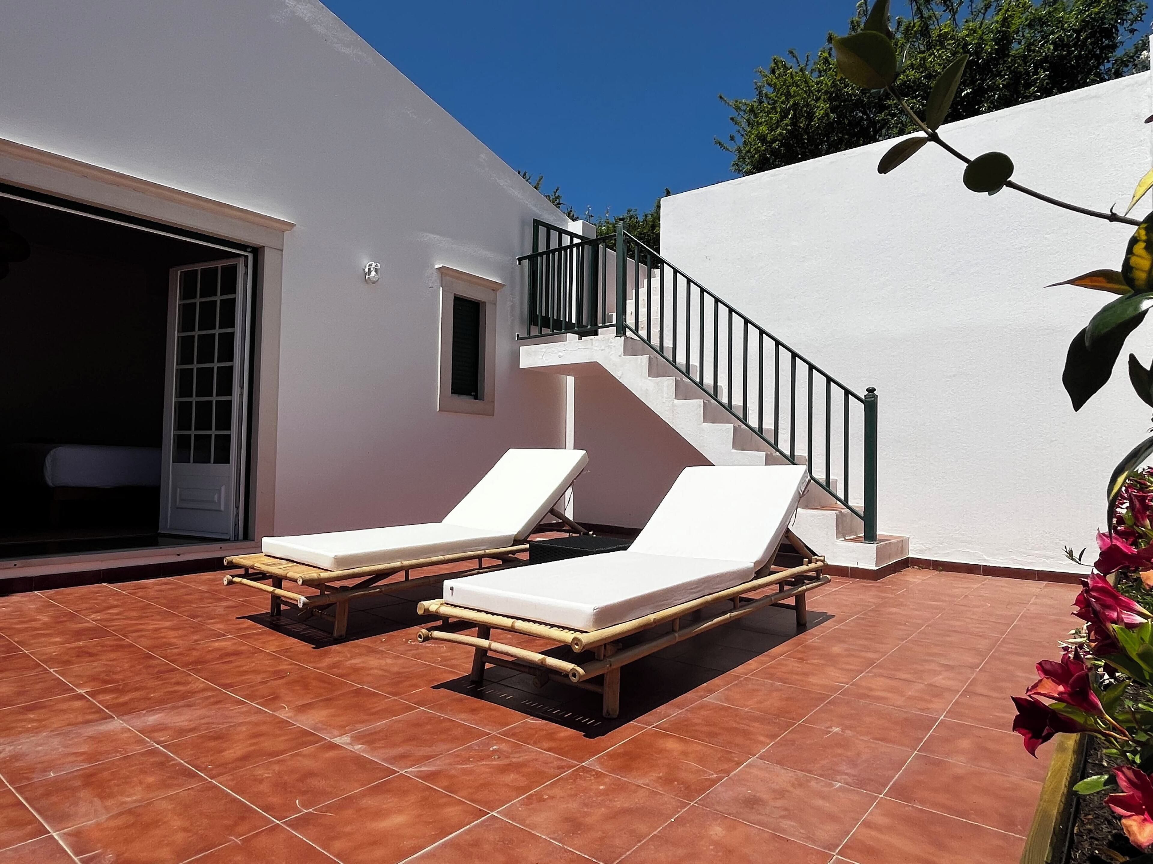 Quarto Duplo de Luxo | Terraço/pátio interior