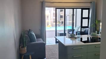 Apartamento, 1 quarto, pátio | Interior