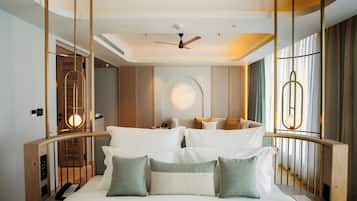 Suíte superluxo, vista para a cidade