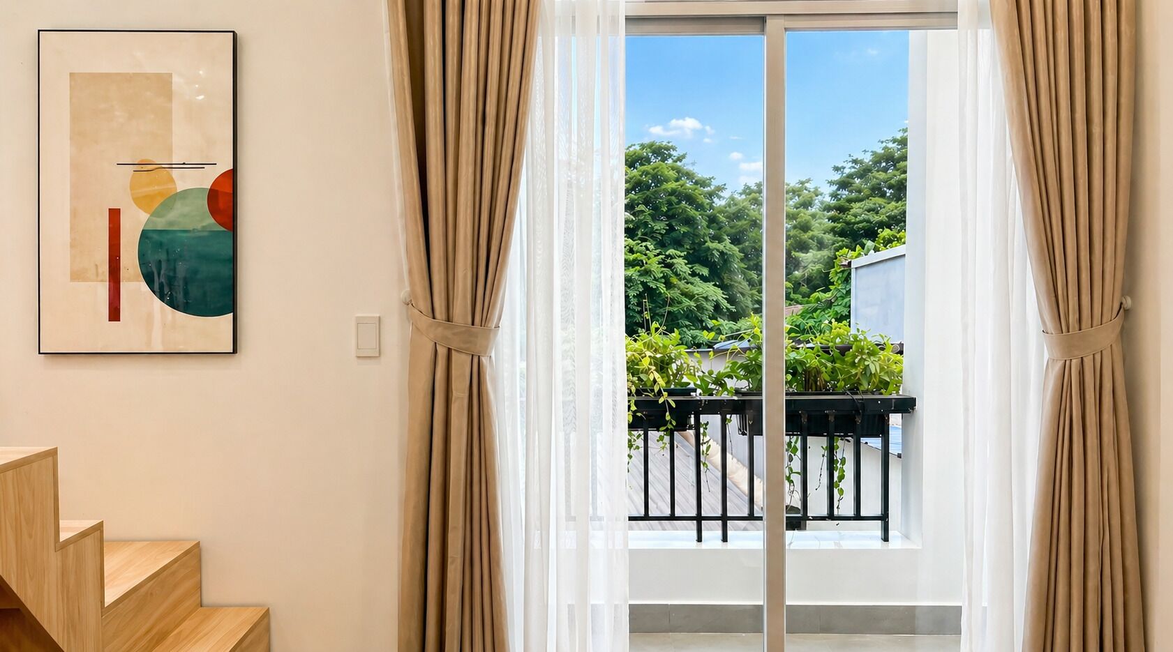 Quarto Duplo Júnior, varanda, Vista para a cidade | Vista da varanda