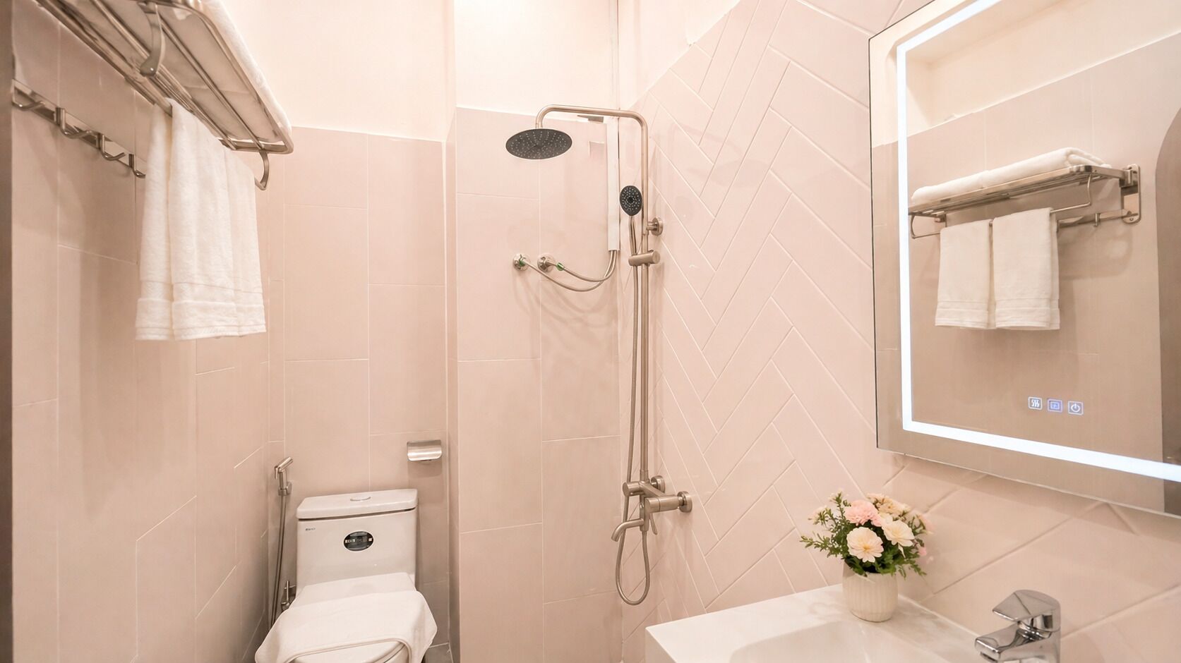 Quarto casal luxo, vista para a cidade | Banheiro