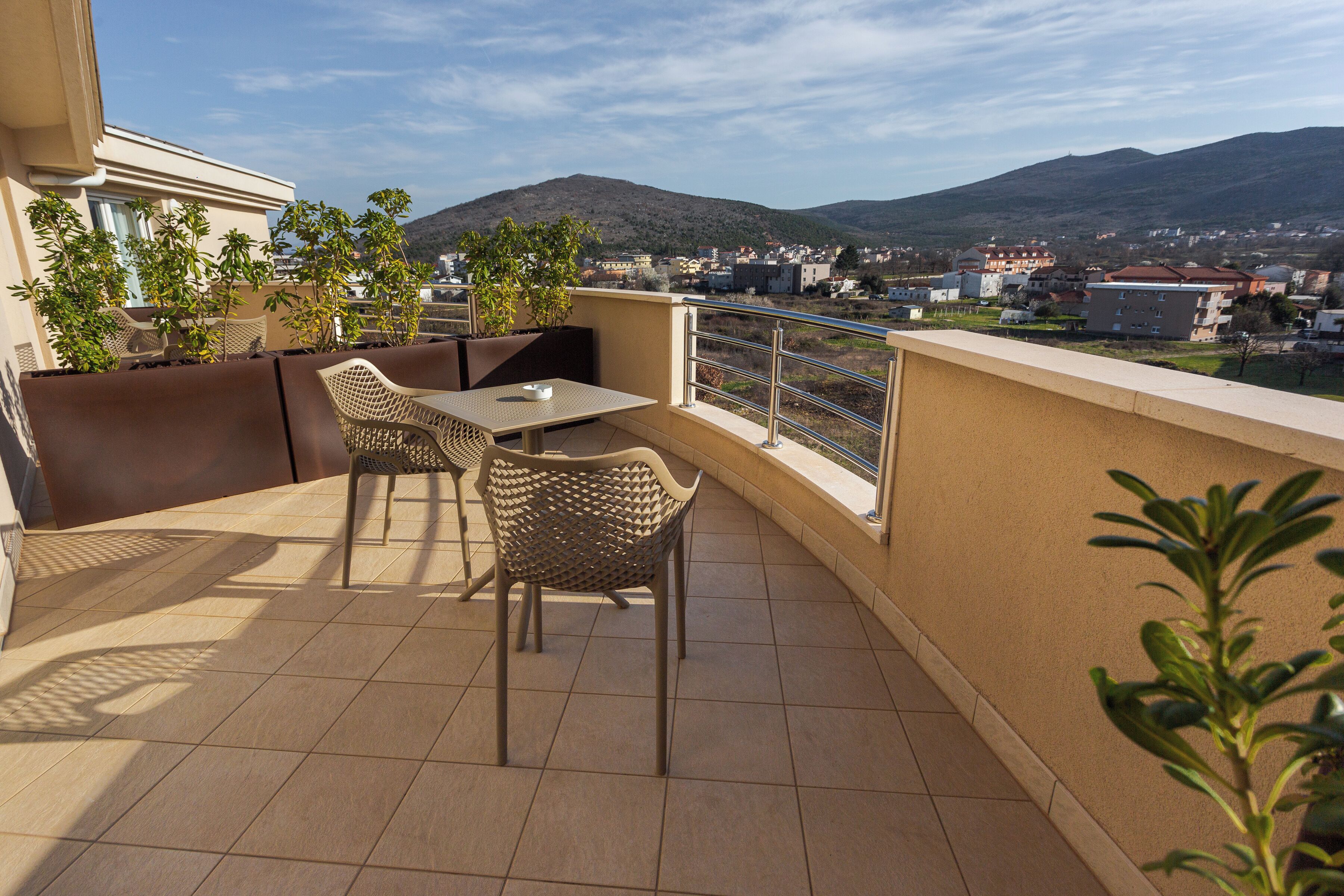 Quarto Duplo Deluxe, varanda | Terraço/pátio interior