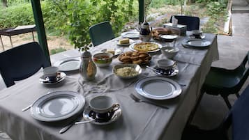 Opções para refeição ao ar livre