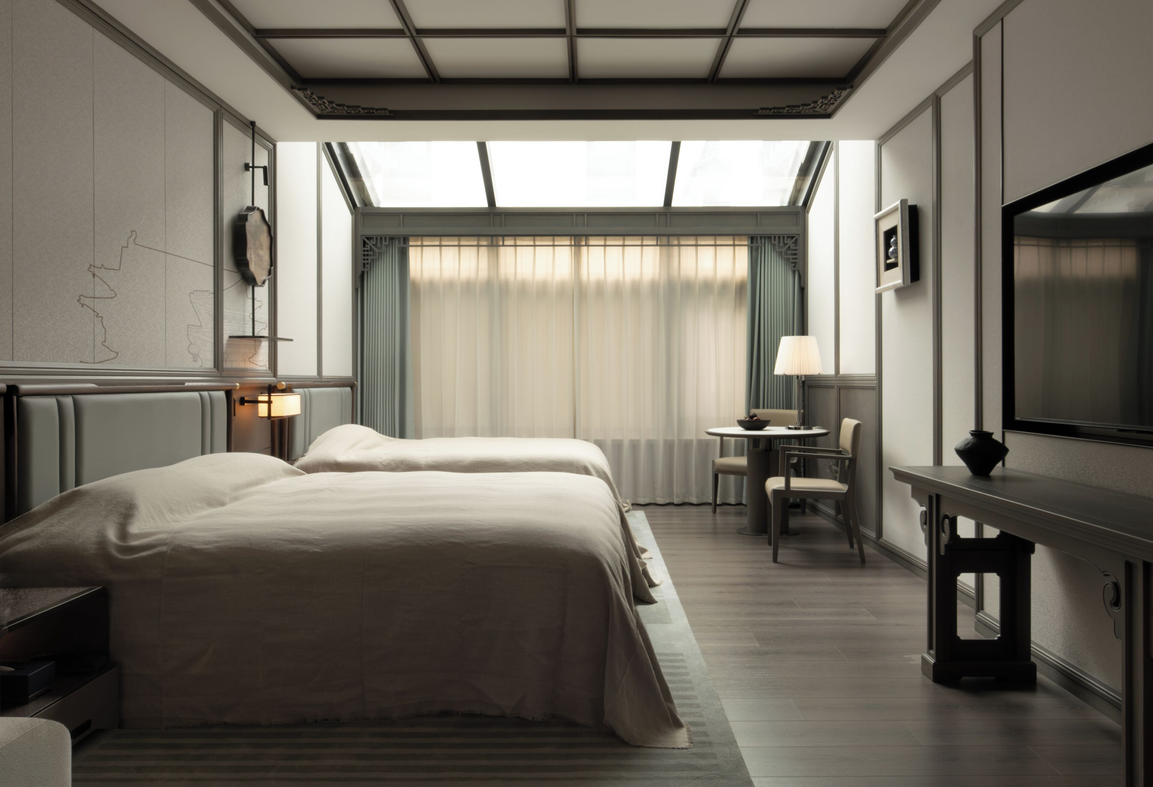 Quarto Twin Design | Wi-fi grátis 