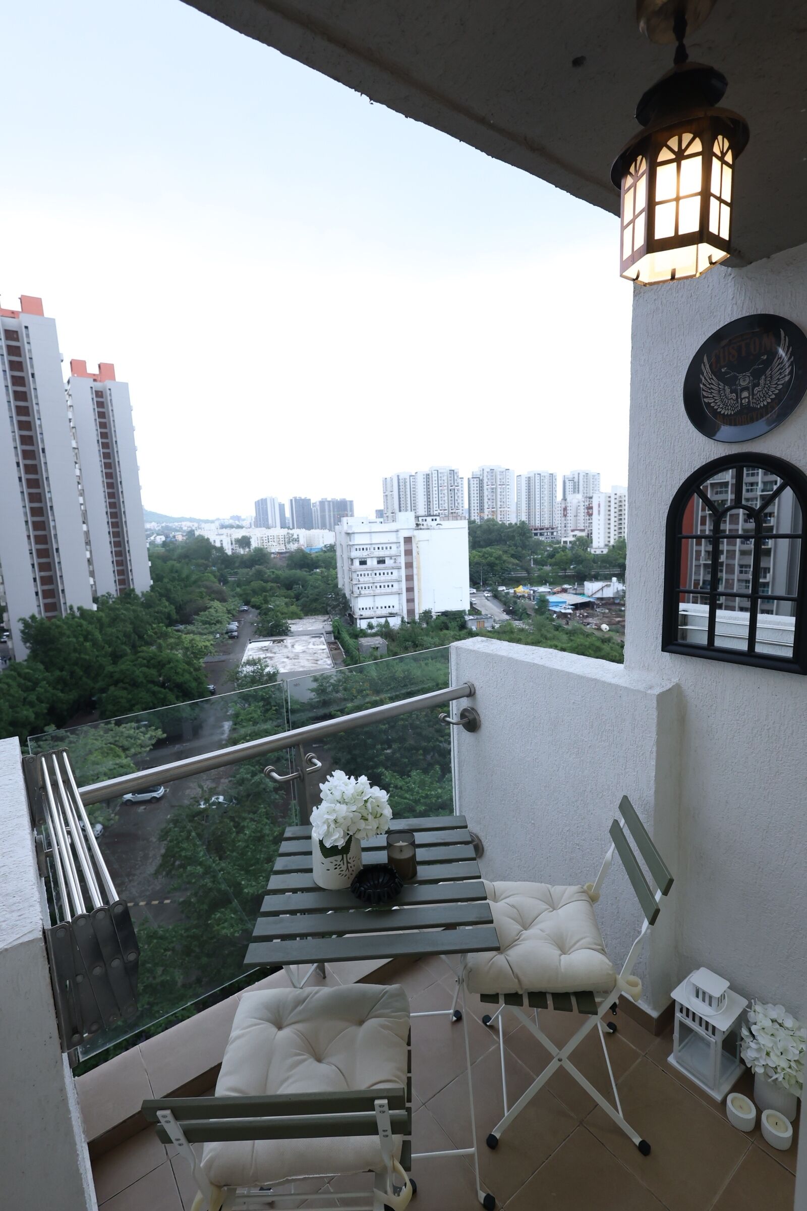 Apartamento Familiar, varanda, Vista para a cidade | Refeições ao ar livre