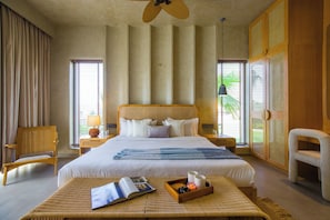 Villa Deluxe, vista para o jardim | Cofre no quarto, ferro/tábua de engomar, Wi-fi grátis 