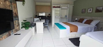 Quarto Familiar, vista para o jardim