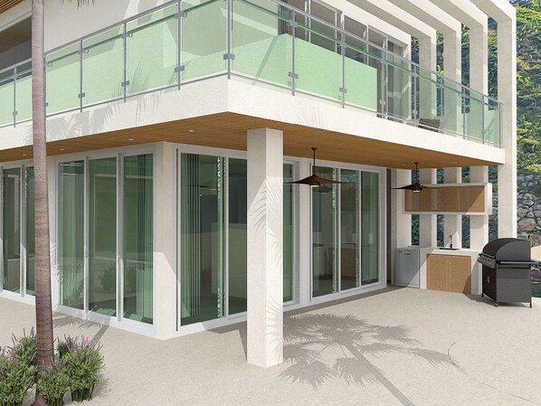 Casa Deluxe, vista para o oceano | Exterior