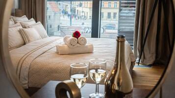 Suíte, para não fumantes, vista para o rio