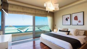 Villa, vista para o mar | Cofre no quarto, ferro/tábua de engomar, Wi-fi grátis