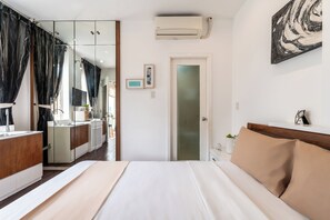 Estúdio Deluxe, Vista para a cidade | Secretária, Wi-fi grátis 