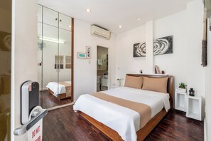 Estúdio Deluxe, Vista para a cidade | Secretária, Wi-fi grátis 
