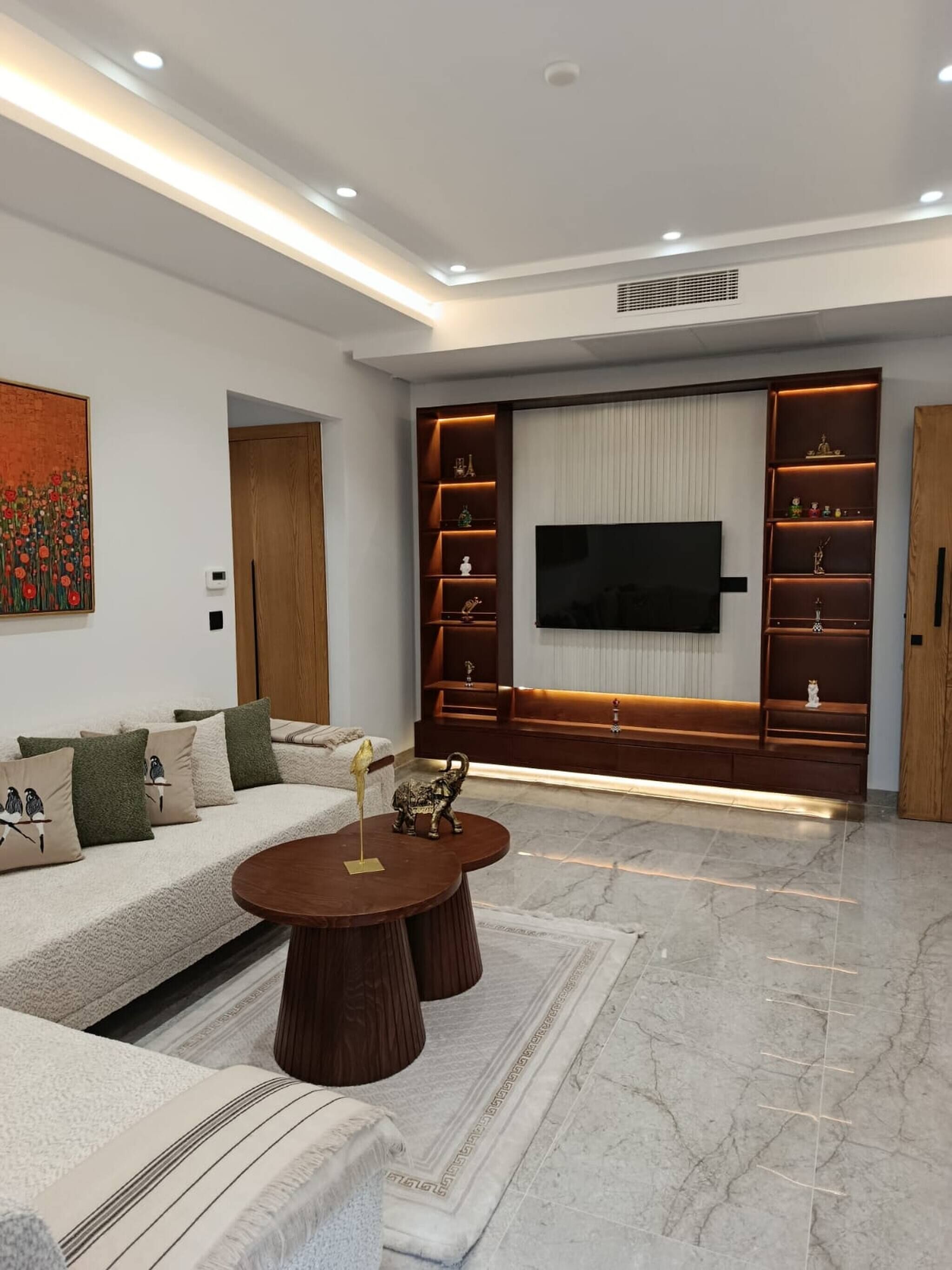 Apartamento, 2 quartos, acessível, fumadores | Sala