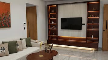 Apartamento, 2 quartos, acessível, fumadores | Sala