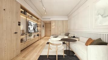 Quarto Exclusivo, terraço | Cofre no quarto, secretária