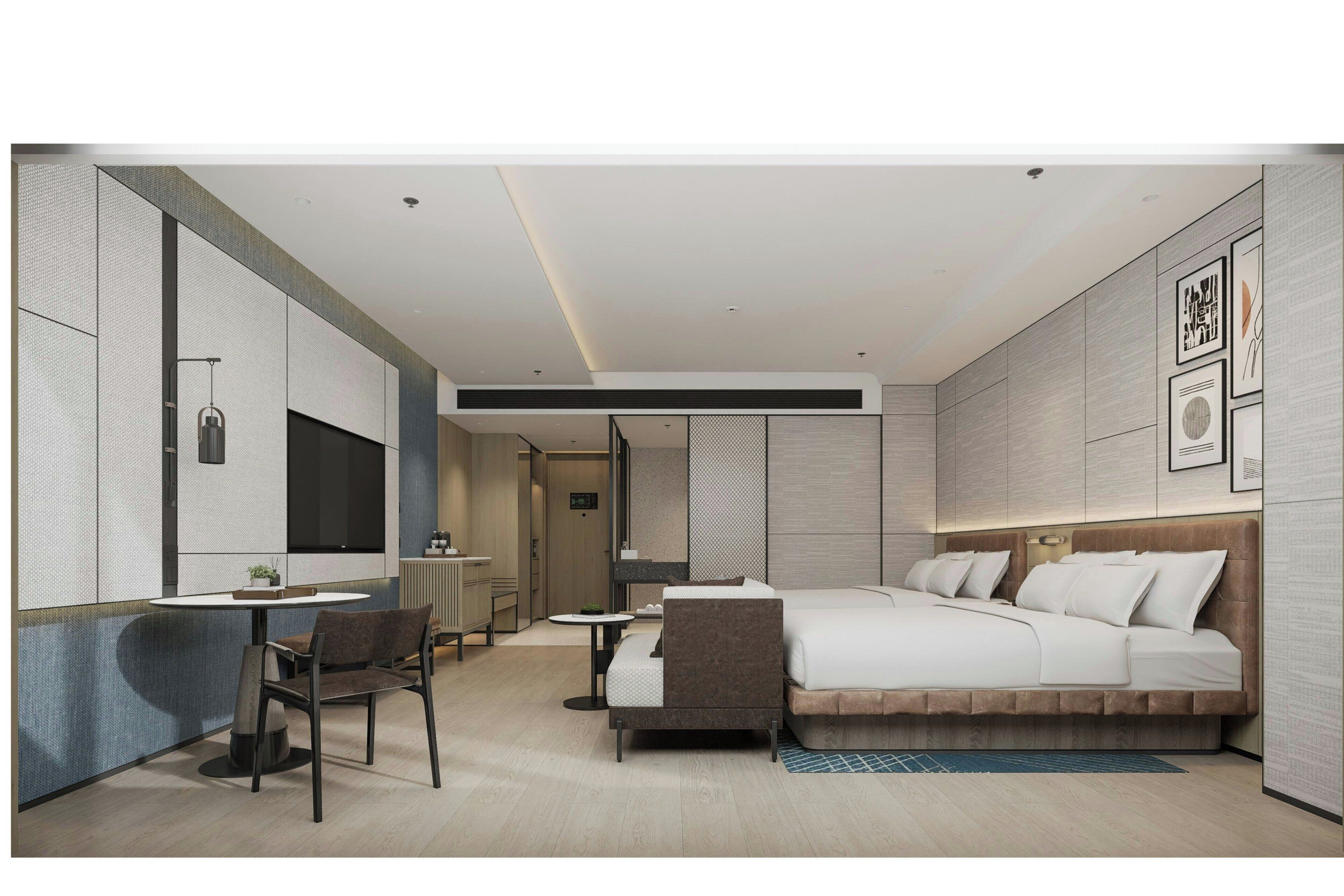 Quarto conforto, 2 camas de casal