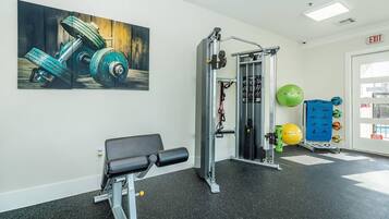 Condo, 1 quarto, acessível | Sala de fitness