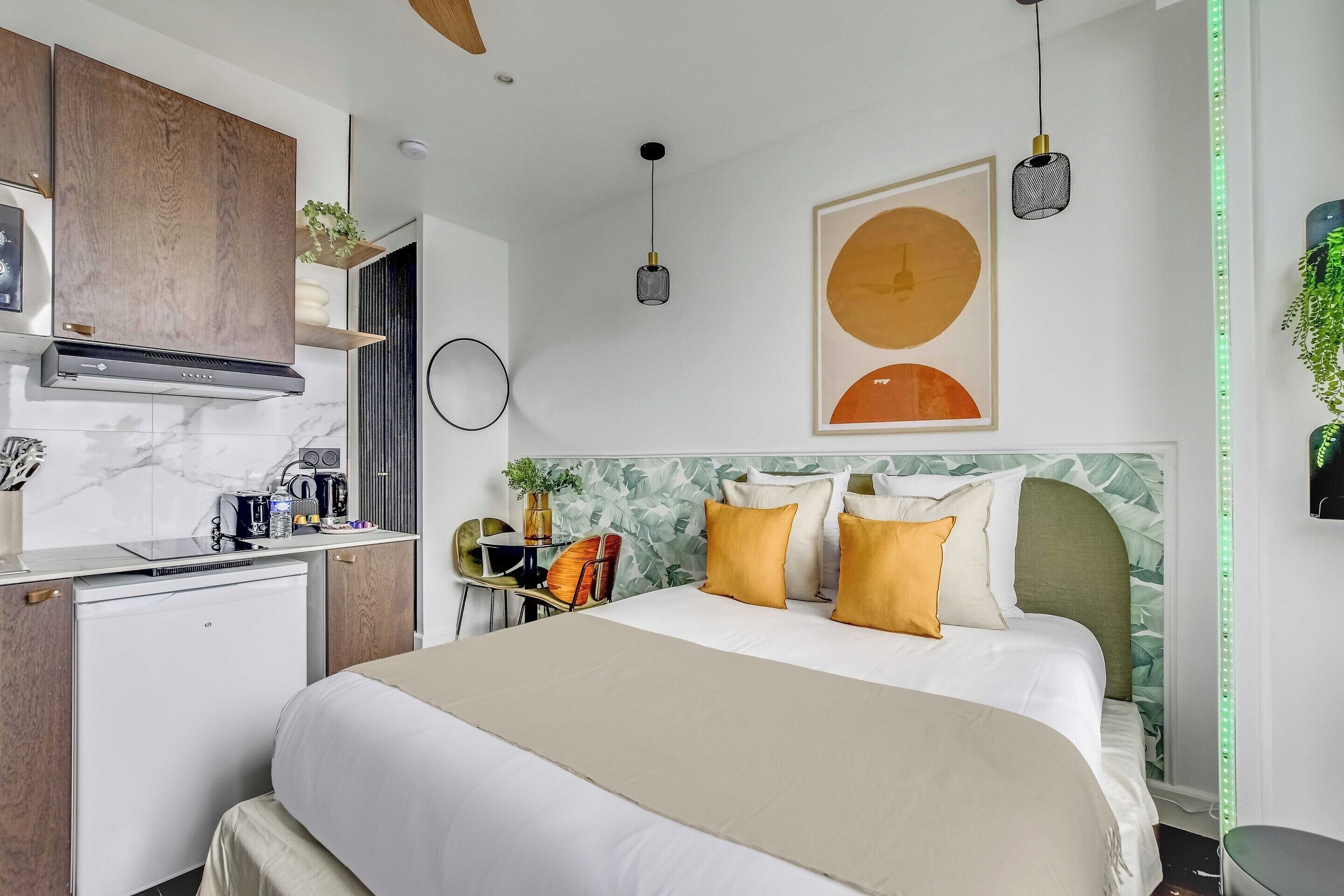 Casa | 1 quarto, espaço de trabalho para notebook