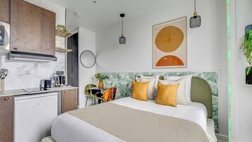 Casa | 1 quarto, espaço de trabalho para notebook