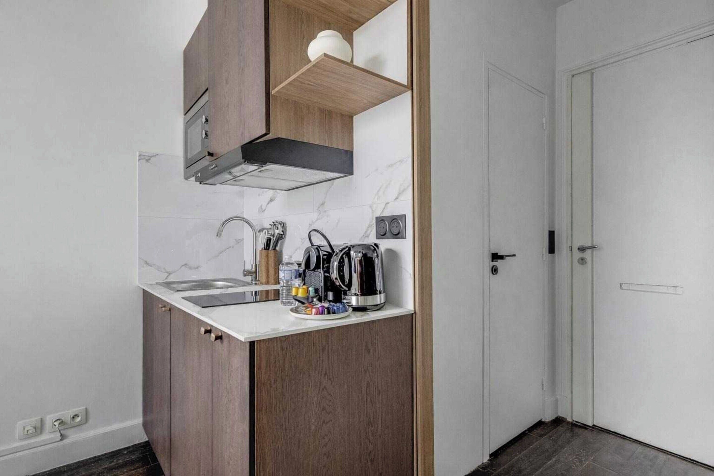 Casa | Cozinha privada | Geladeira, micro-ondas, cooktop, cafeteira/chaleira