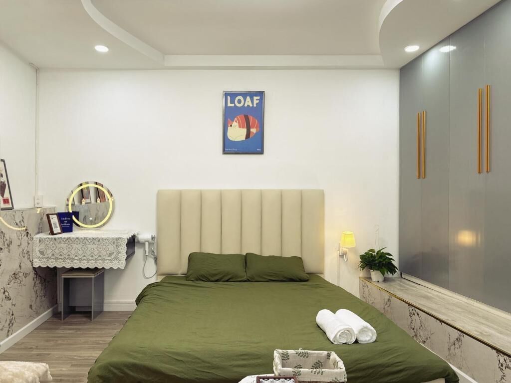 Suite, varanda, vista para o rio