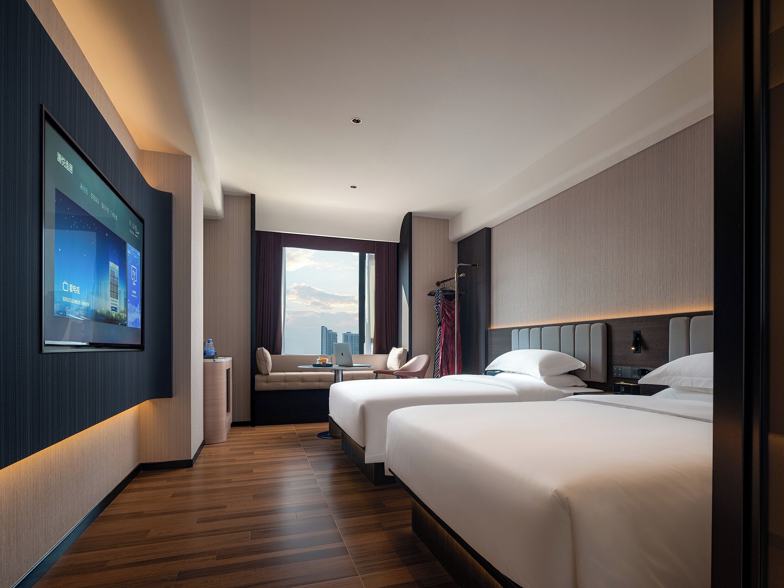 Quarto Twin Superior, Vista para a cidade