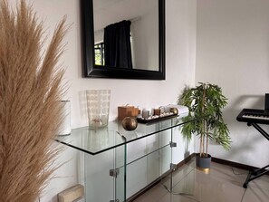 Apartamento, 2 quartos, piscina particular | Parte interna