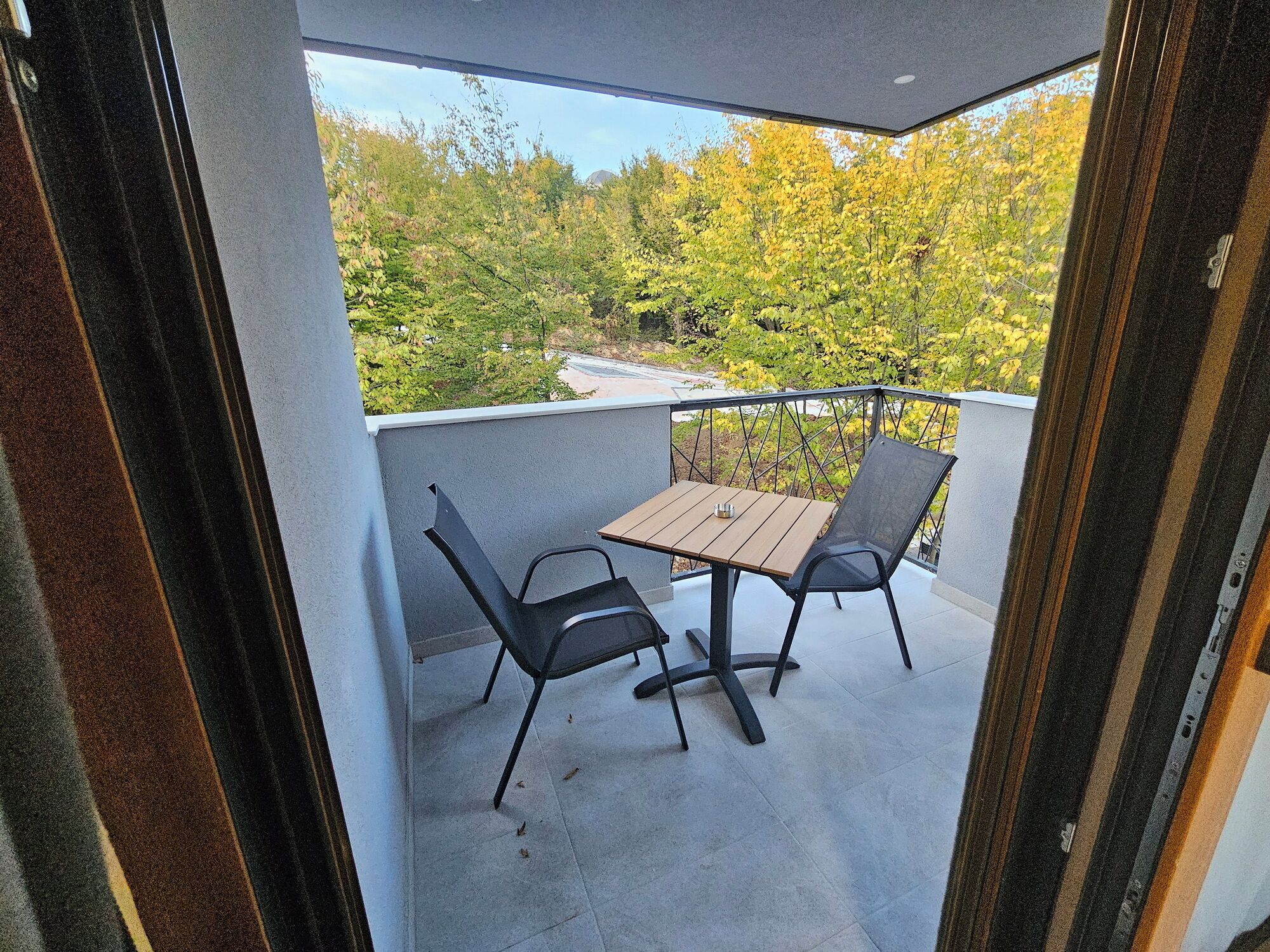 Quarto Duplo ou Twin Panorâmico, varanda, vista para o jardim | Varanda