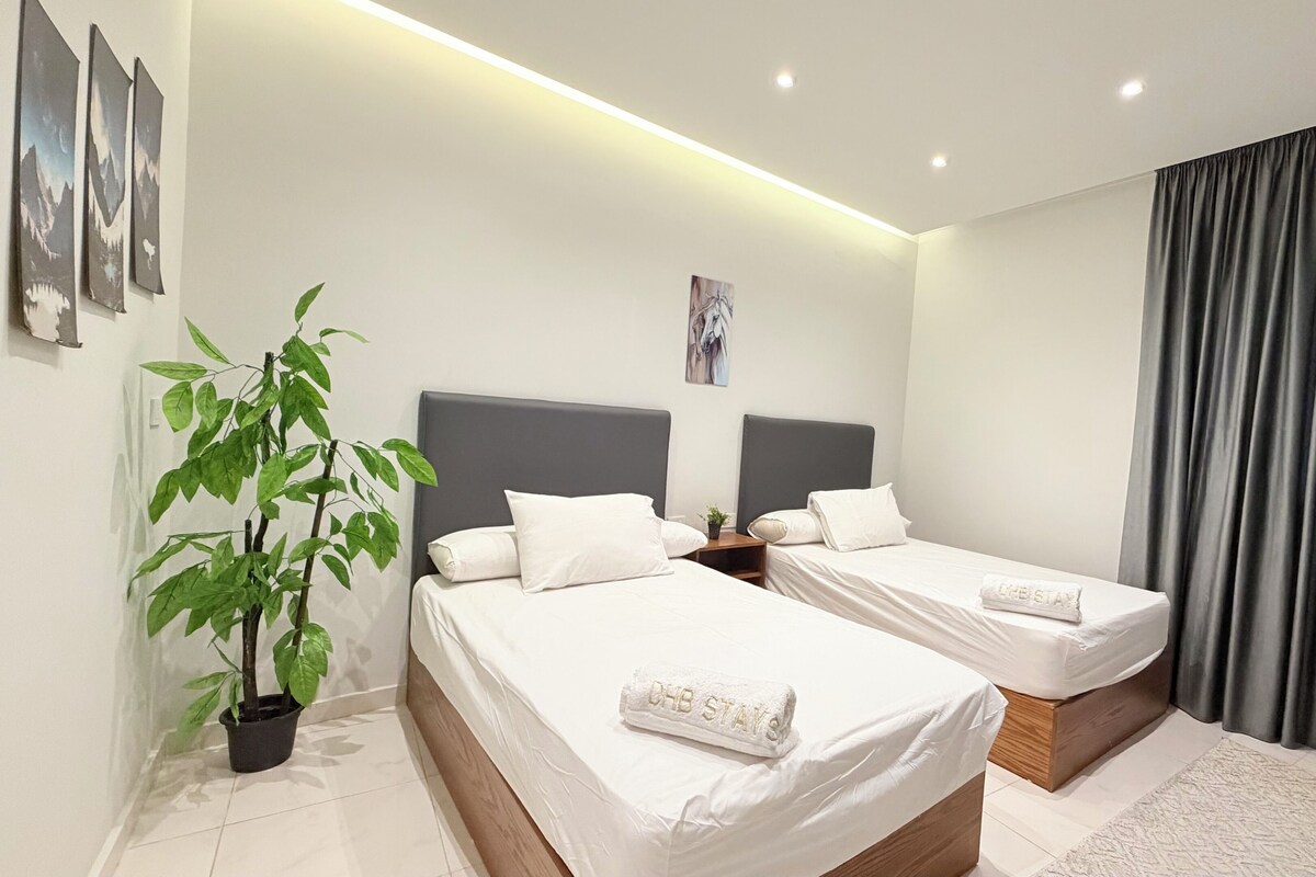 Estúdio luxo, 2 camas de solteiro | Roupas de cama de algodão egípcio, roupas de cama premium