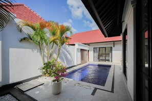 Vila superluxo, 1 quarto | Roupas de cama premium, cofres nos quartos, individualmente decorados