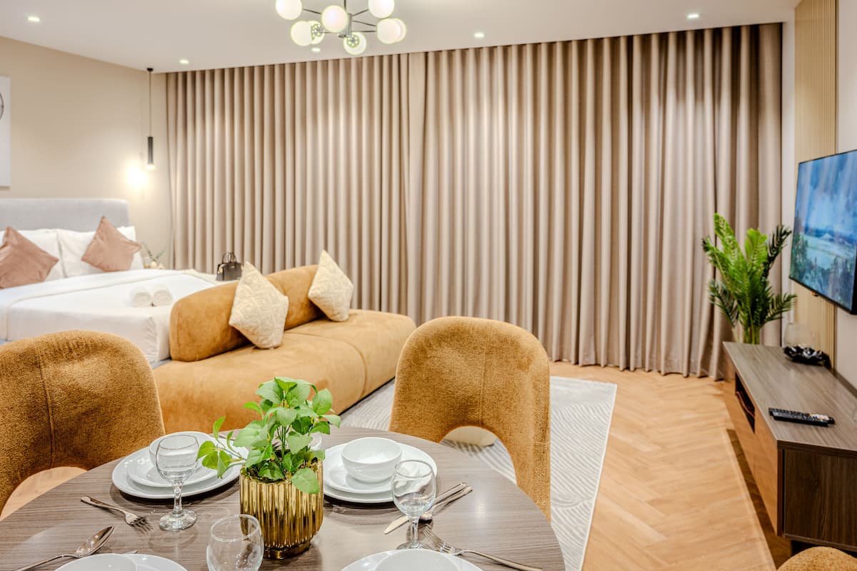 Estúdio Superior, varanda, Vista para a cidade | Sala de estar