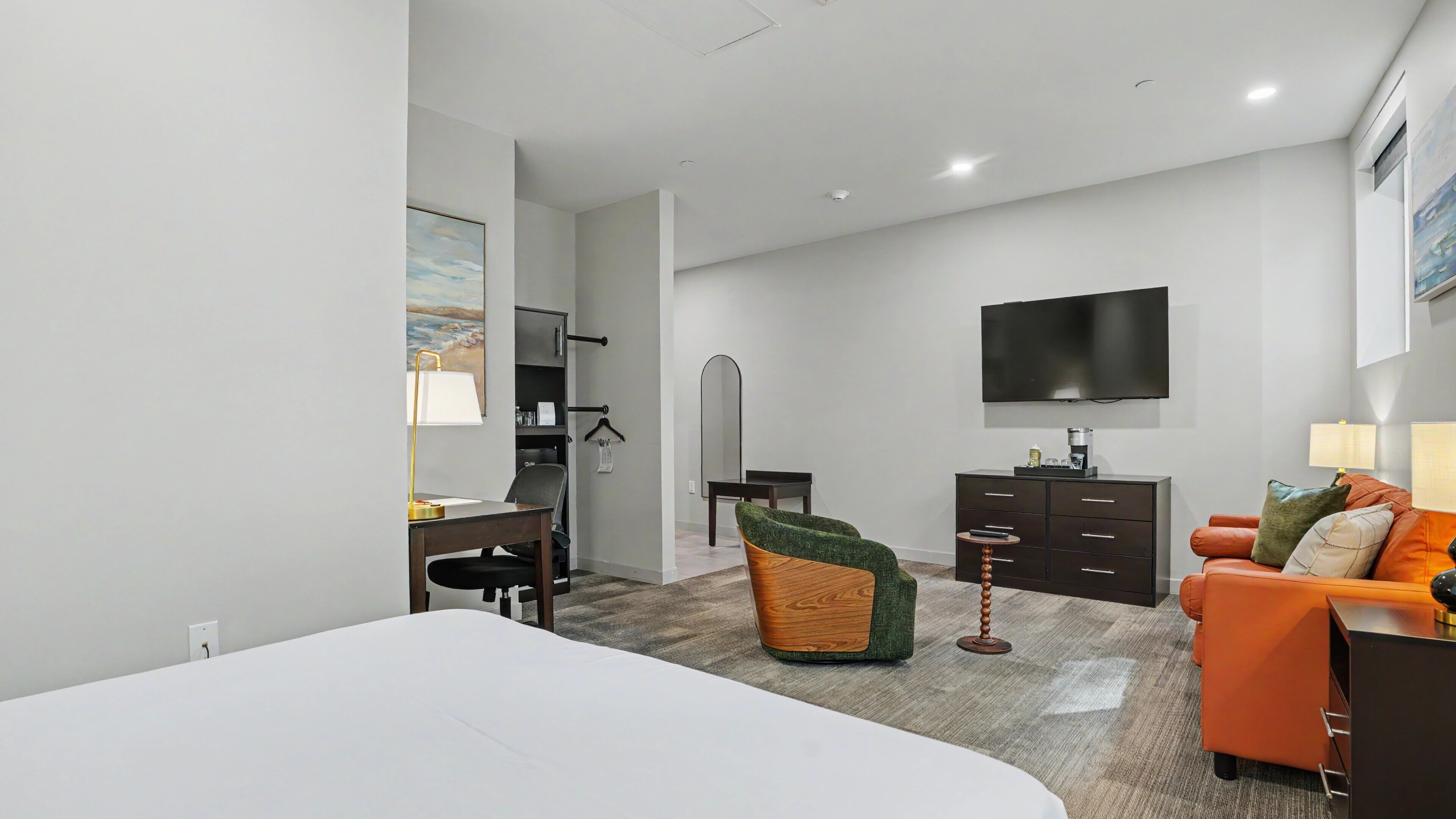 Quarto Premium, 1 cama queen-size, não fumadores | Roupa hipoalergénica, minibar 