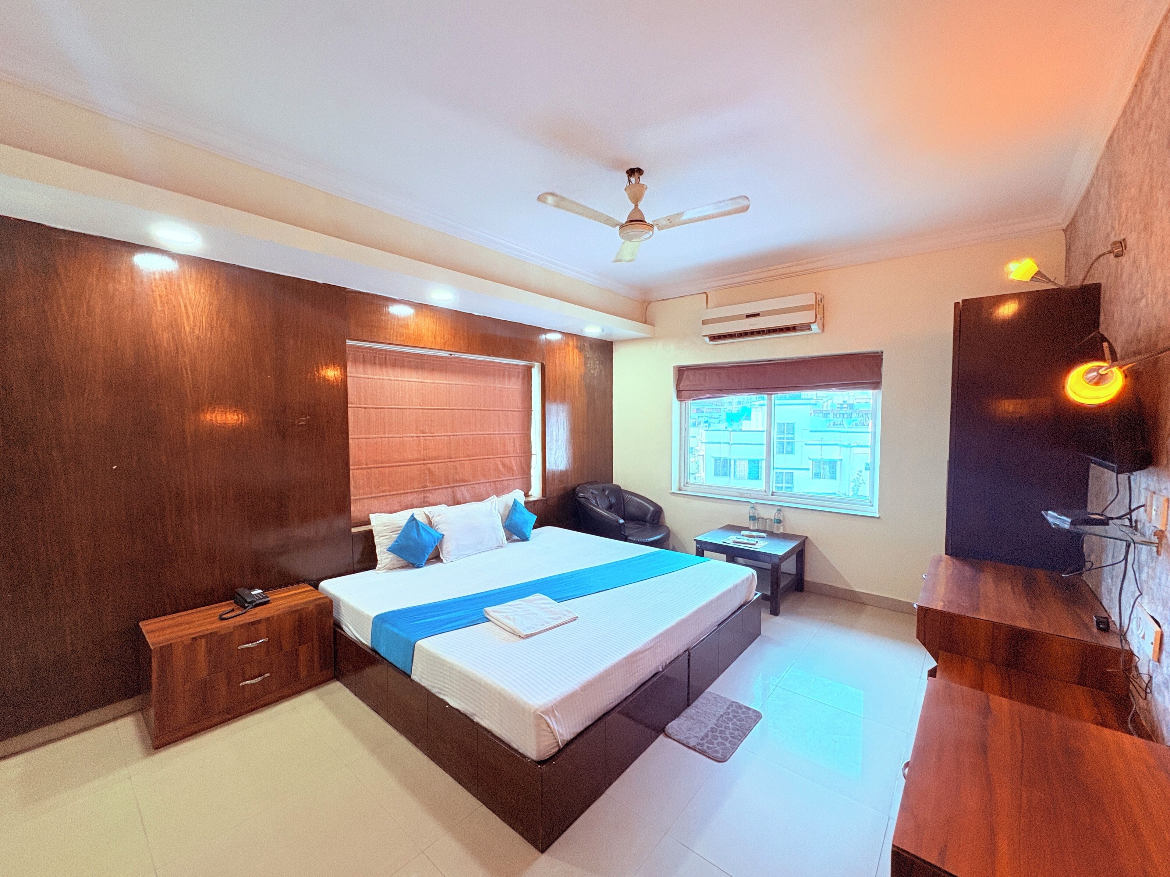 Quarto Duplo Deluxe, vista para a piscina