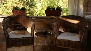 Suíte júnior, vista para o jardim