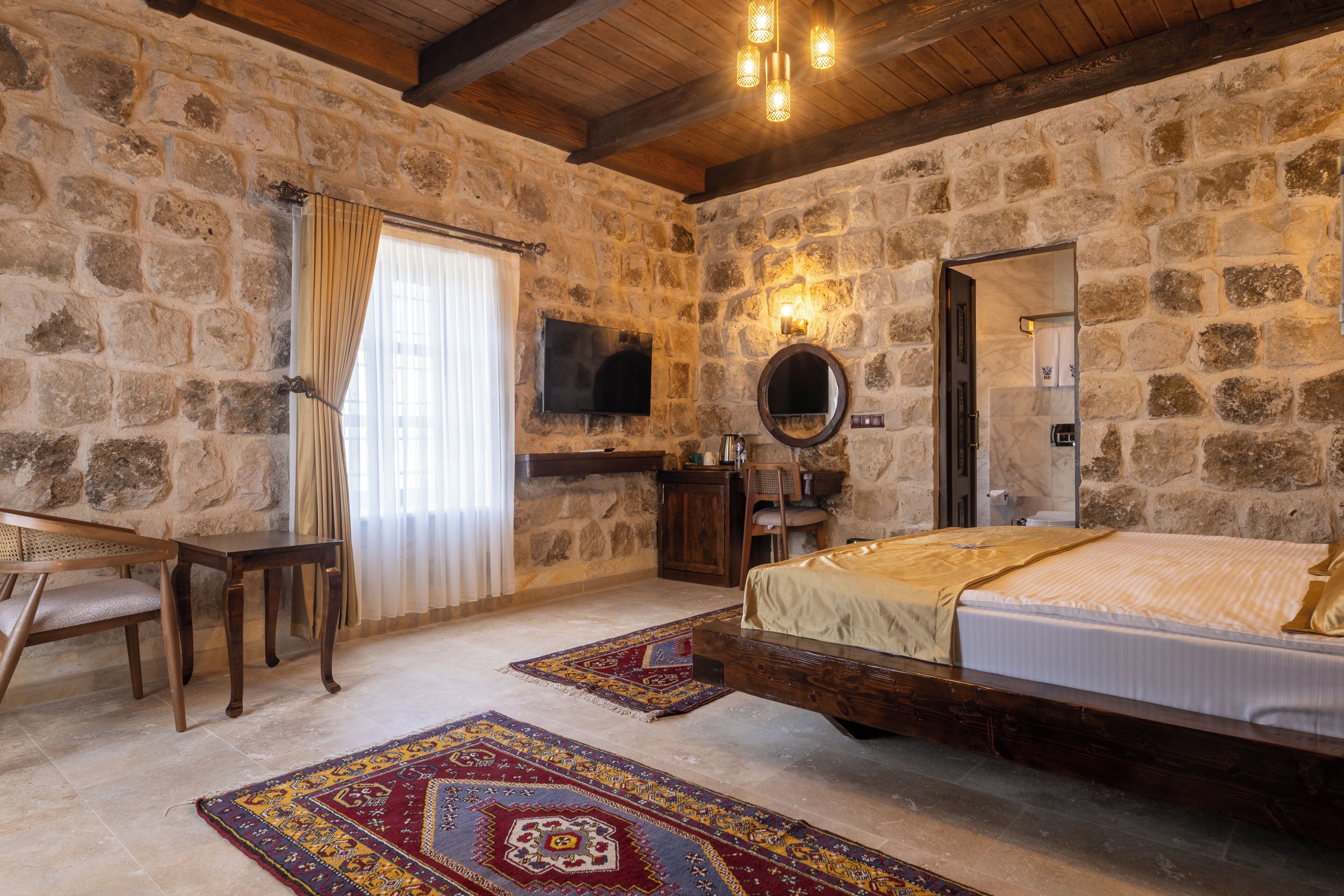 Quarto casal luxo, vista para o vale