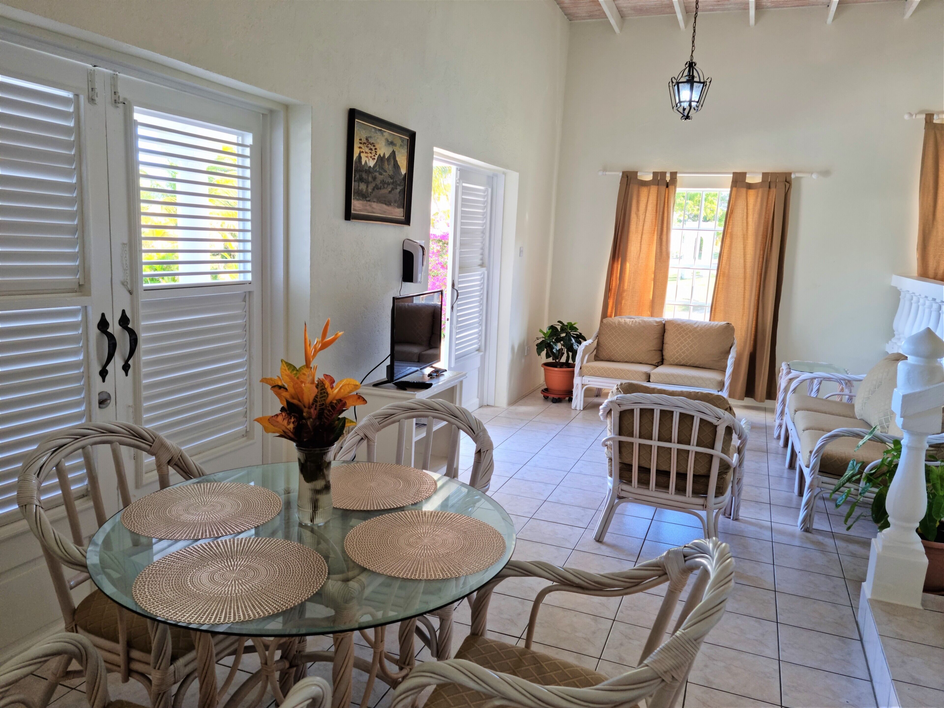 Villa, 2 quartos, vista para o jardim | Sala de jantar