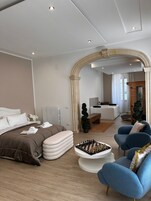 Quarto Duplo Deluxe, varanda, Vista para a cidade